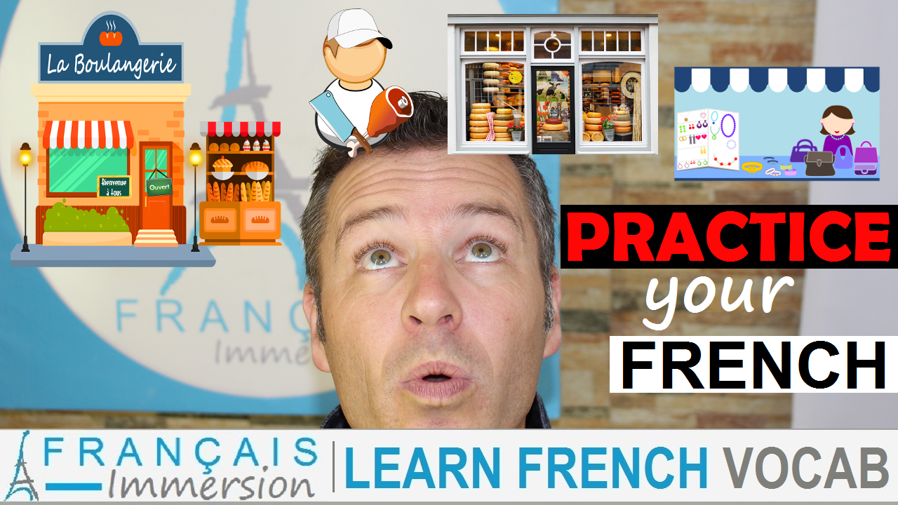 French Shops Names Exercises - Les Magasins – French Practice ...